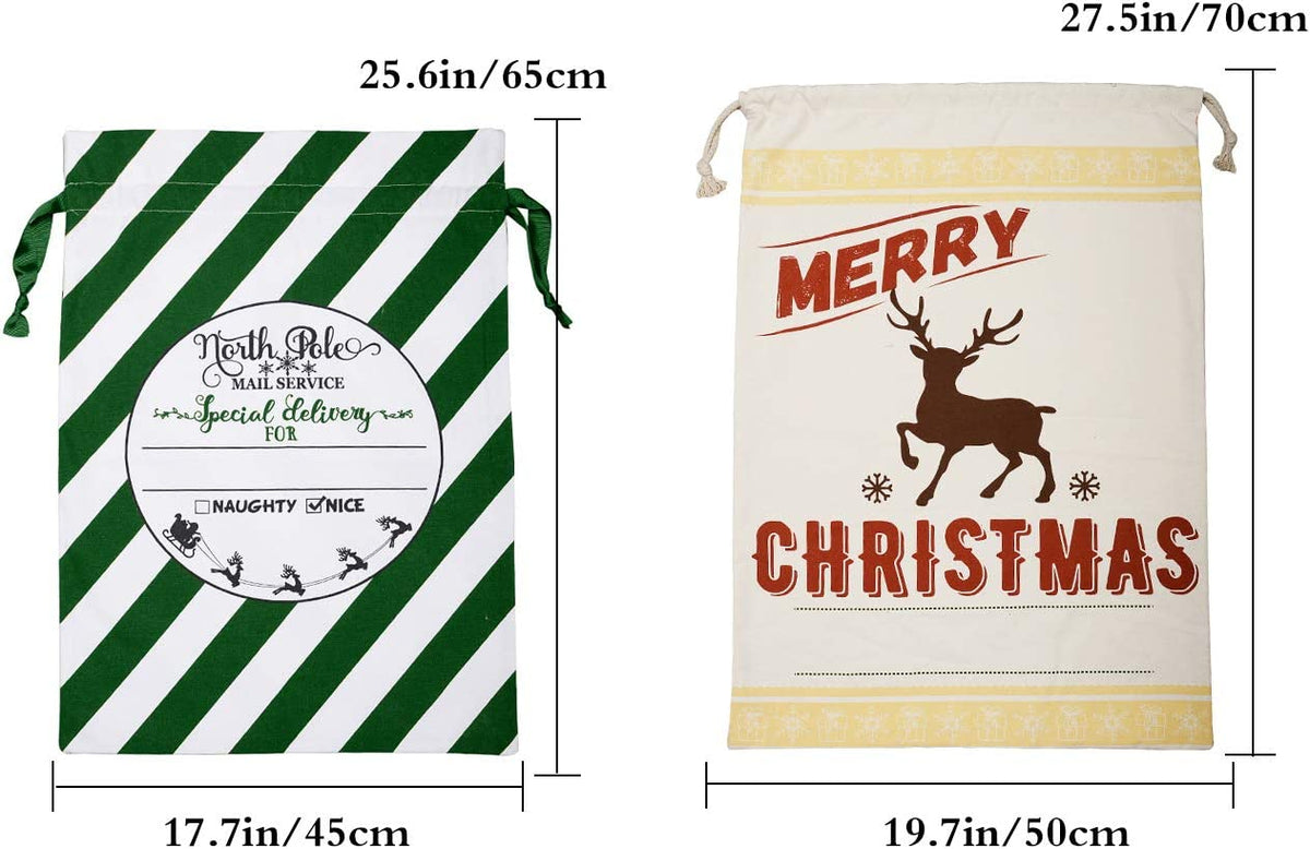 Saco de Santa Personalizado - Modelo 1 – CraftsbyWendyHerrera