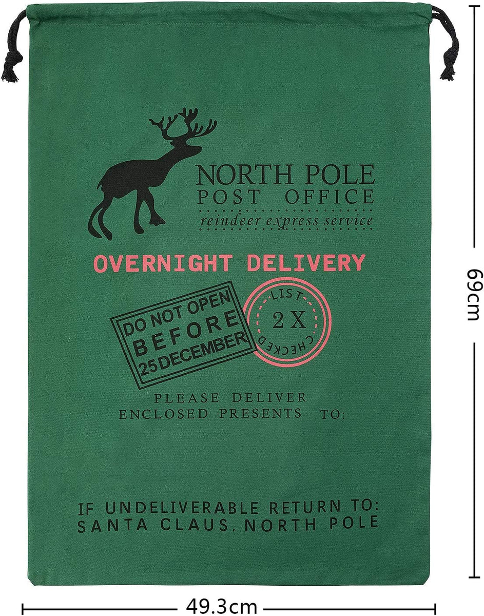 Saco de Santa Personalizado - Modelo 7 – CraftsbyWendyHerrera