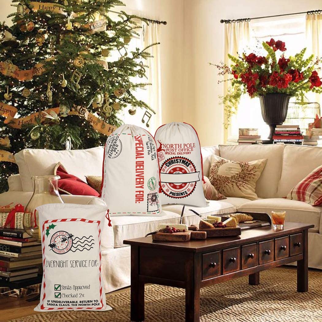 Saco de Santa Personalizado - Modelo 8 – CraftsbyWendyHerrera