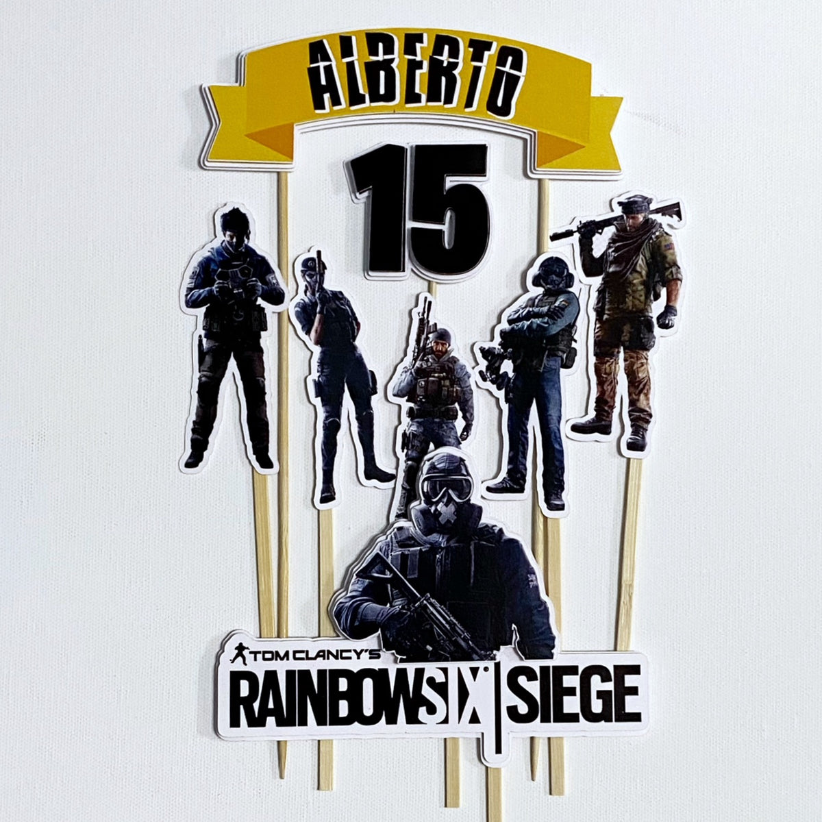 Cake Toppers - Rainbow Six Siege – CraftsbyWendyHerrera